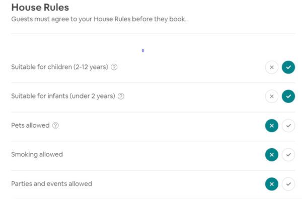 11 helpful examples of Airbnb House Rules - How to set your rules