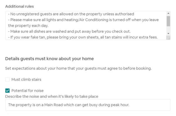 11 helpful examples of Airbnb House Rules - How to set your rules